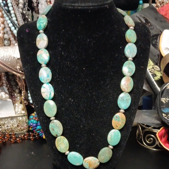 Jay King | Jewelry | Jay King Red Skin Turquoise Graduated Round Bead ...